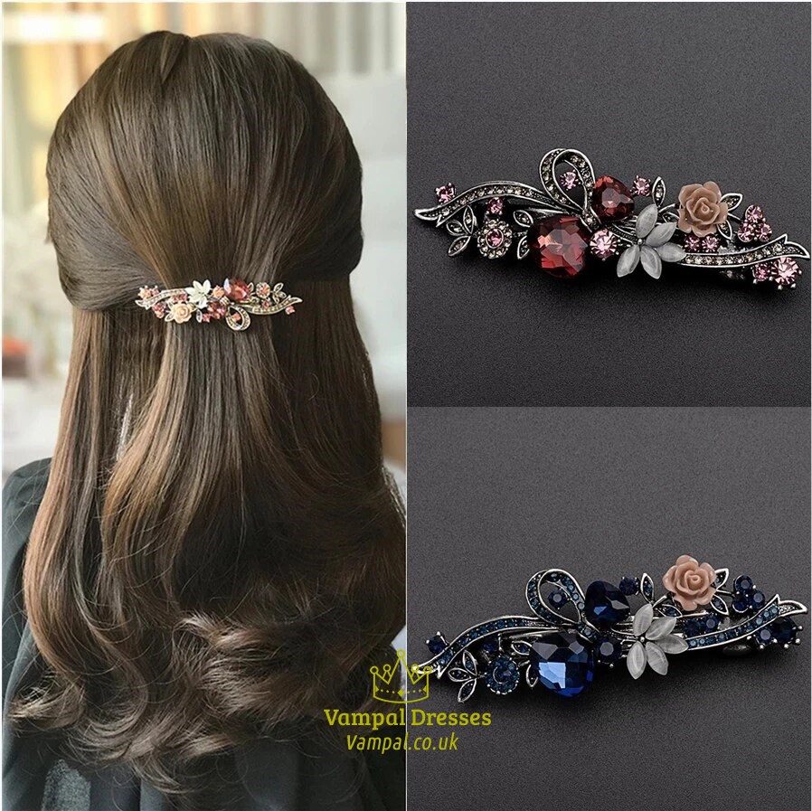 Style A Fashionable Crystal Hair Accessories: Elevate Your Hairstyle ...