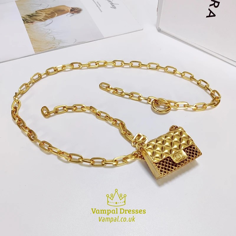 (Luxury Gold Belt Bag: Stylish Waistband And Earphone Holder) | Vampal ...