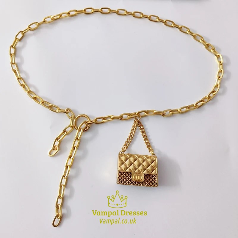 (Luxury Gold Belt Bag: Stylish Waistband And Earphone Holder) | Vampal ...