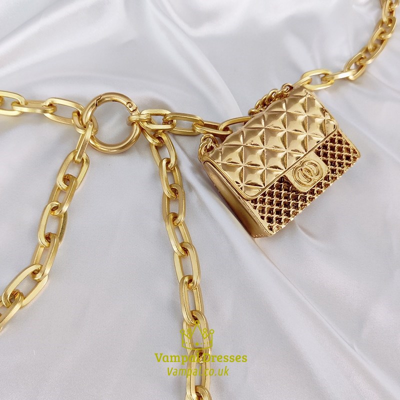 (Luxury Gold Belt Bag: Stylish Waistband And Earphone Holder) | Vampal ...
